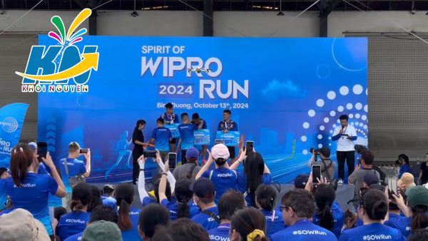 Máy phun khói cho sự kiện Spirit of Wipro Run 2024